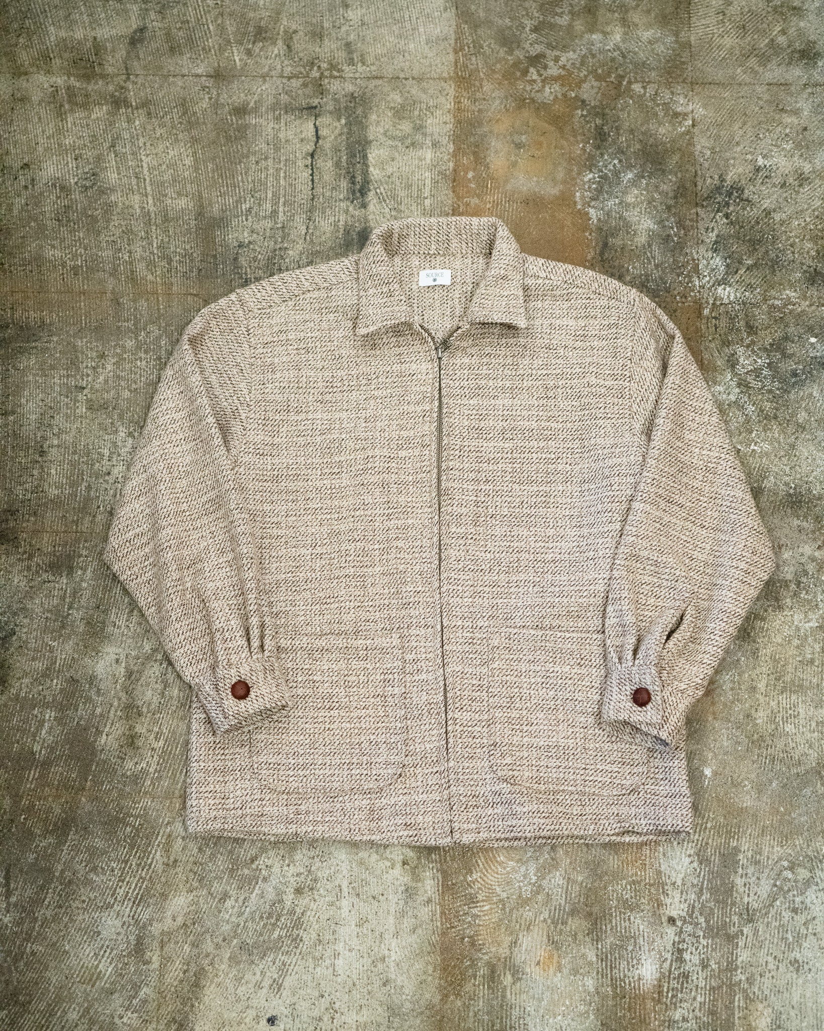 GEORGE TWEED JACKET-BEIGE MIX – SOURCE